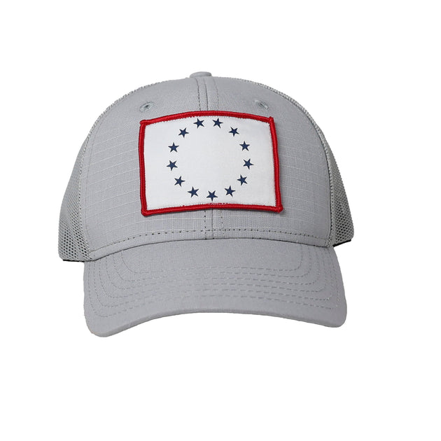 Betsy Ross Trucker Hat Made in the USA | Betsy Ross Flag Hats – Red ...