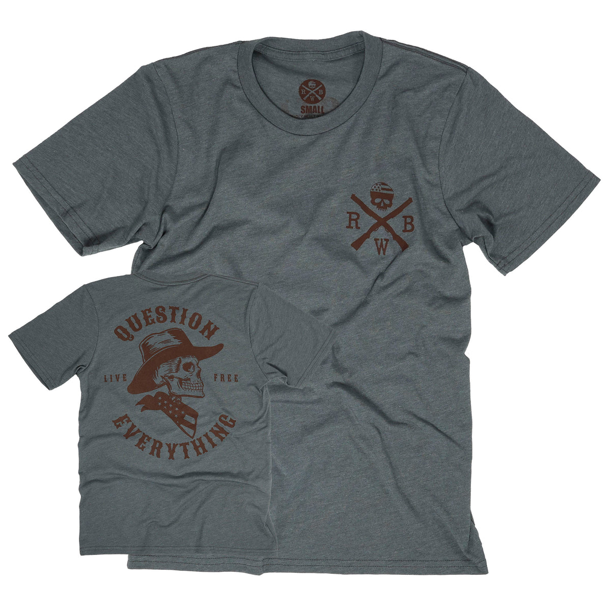 Question Everything T-Shirt (Men's) | Apparel to Question Everything | Red White Blue Apparel