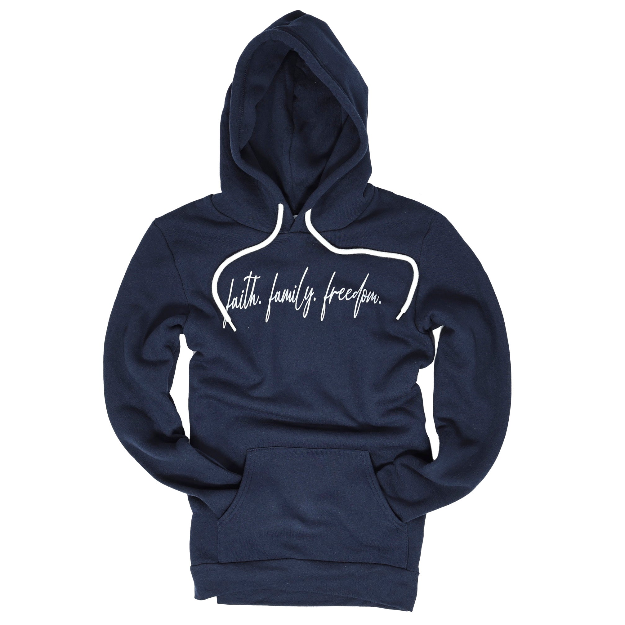 Women's Patriotic Sweatshirt | Made USA | Faith Family Freedom