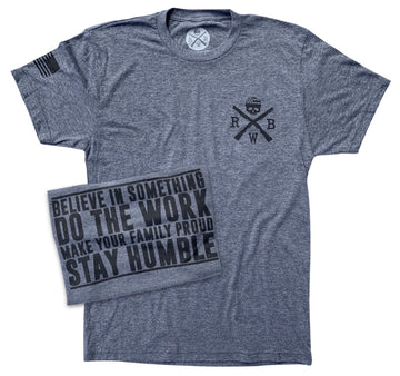 Men's Trust the Process T Shirt (Heather Gray) – Red White Blue Apparel