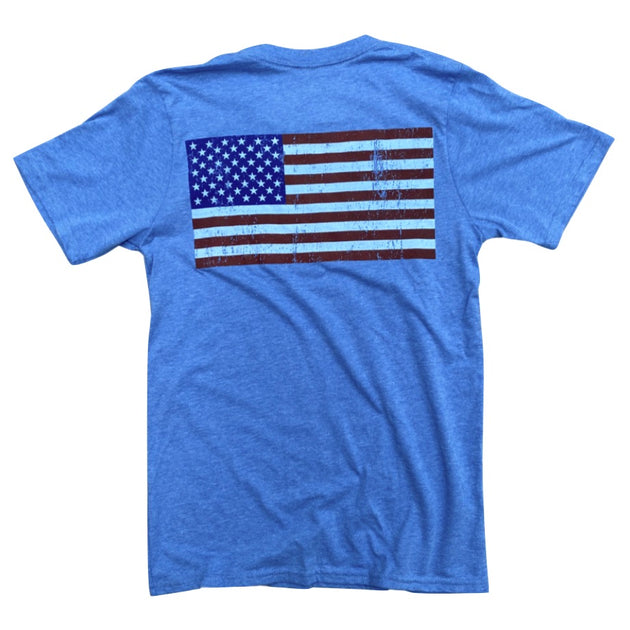 American Flag Patriotic Shirt | Made In America – Red White Blue Apparel