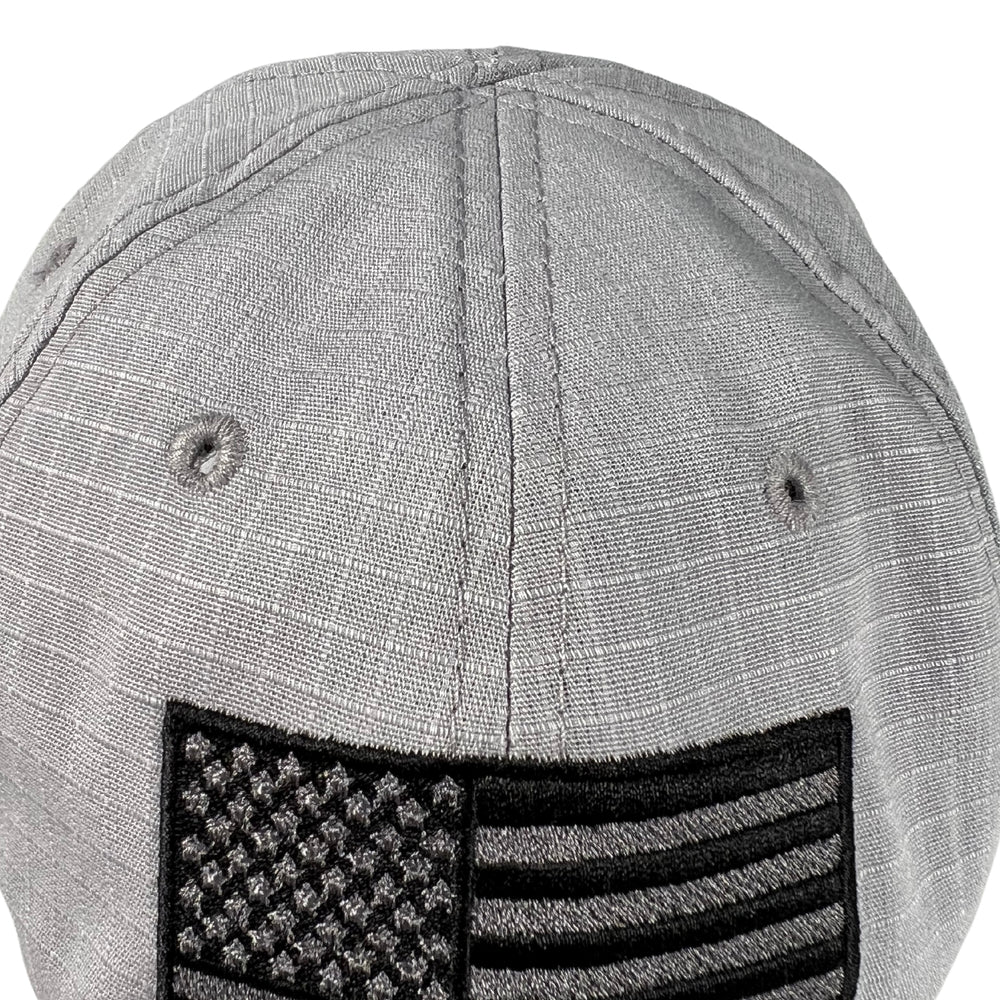 Ripstop Full Fabric American Flag Tactical Cap Made In USA